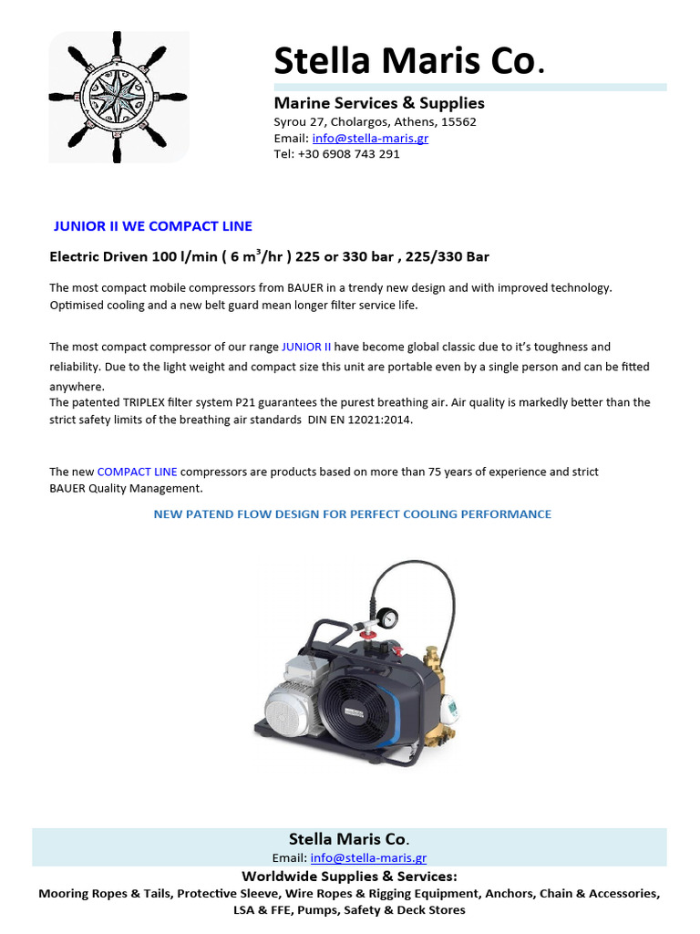 Junior Ii We Compact Line | PDF | Valve | Pump