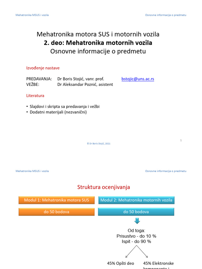 Predavanje-01-Uvod | PDF