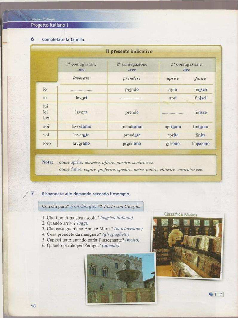 Progetto Italiano 1 Libro Dello Studente-19 | PDF