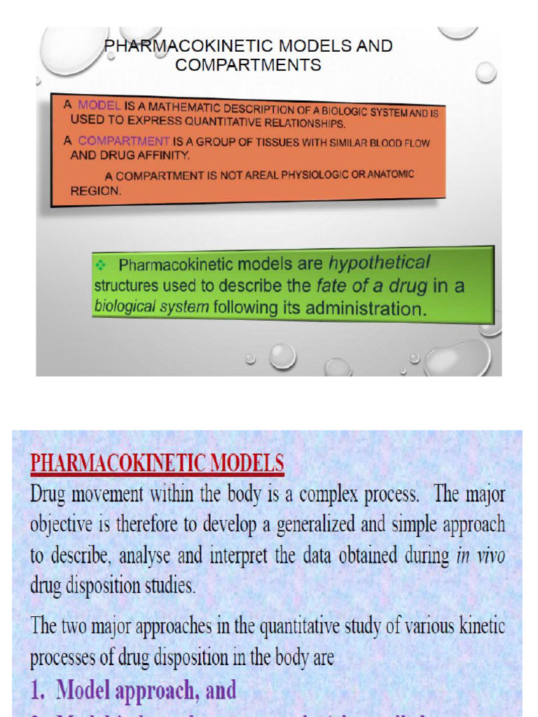 IV Bolus and Infusion in PH - Model | PDF | Pharmacokinetics ...