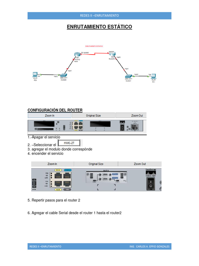 Enrutamiento - Ok | PDF | Enrutador (Computación) | Estándares de internet
