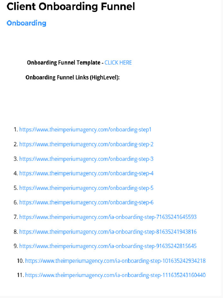08 - Client Onboarding Funnel | PDF