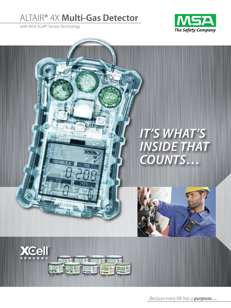 Gas Detector Altair Brochure | PDF | Sensor | Equipment