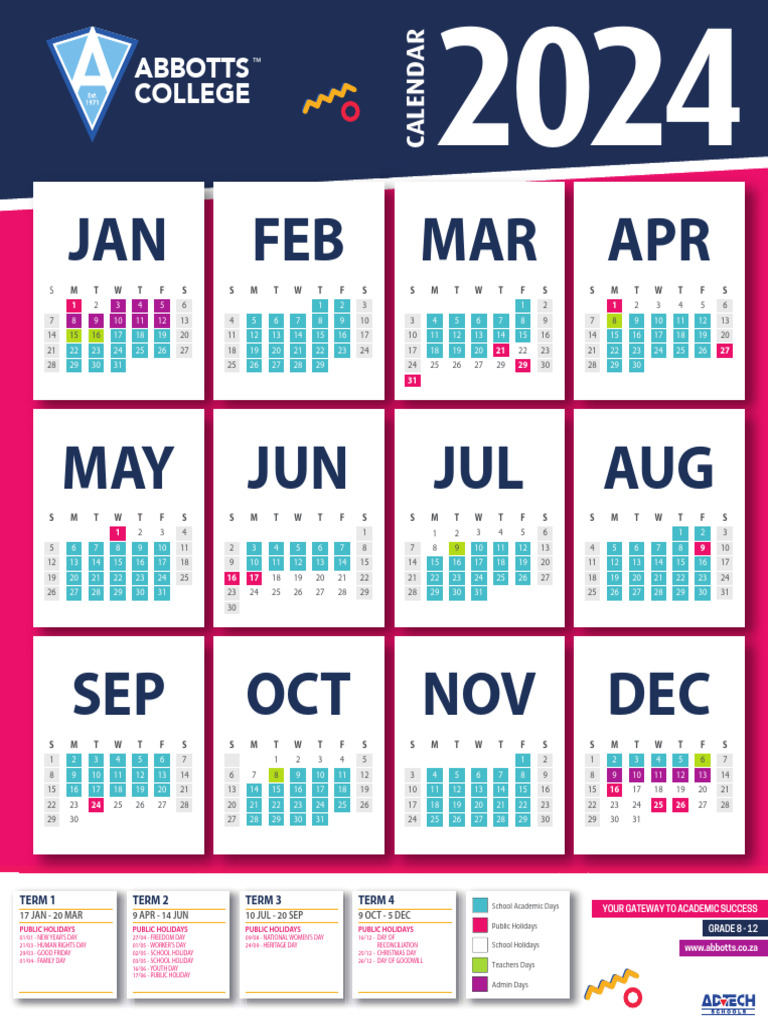 Abbotts Calendar 2024-n | PDF | Observances | Holidays