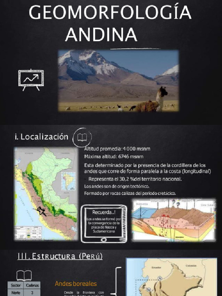 Geomorfologia Andina - PPTX - 20240528 - 191625 | PDF