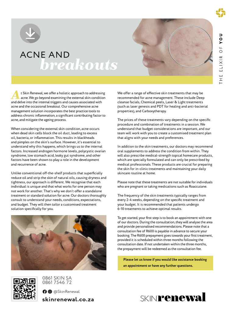 Acne-&-Breakouts (1) | PDF | Skin | Endocrine System