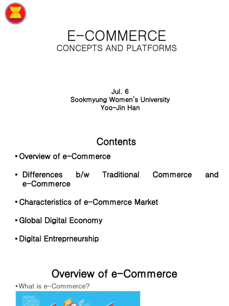 E-Commerce Concept and Platforms | PDF | E Commerce | Commerce