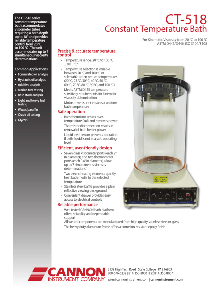 CT 518 Flyer | PDF | Temperature | Thermometer