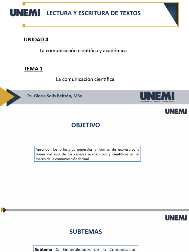 Semana 13 Lectura de Textos Gloria Solis | PDF | Comunicación ...