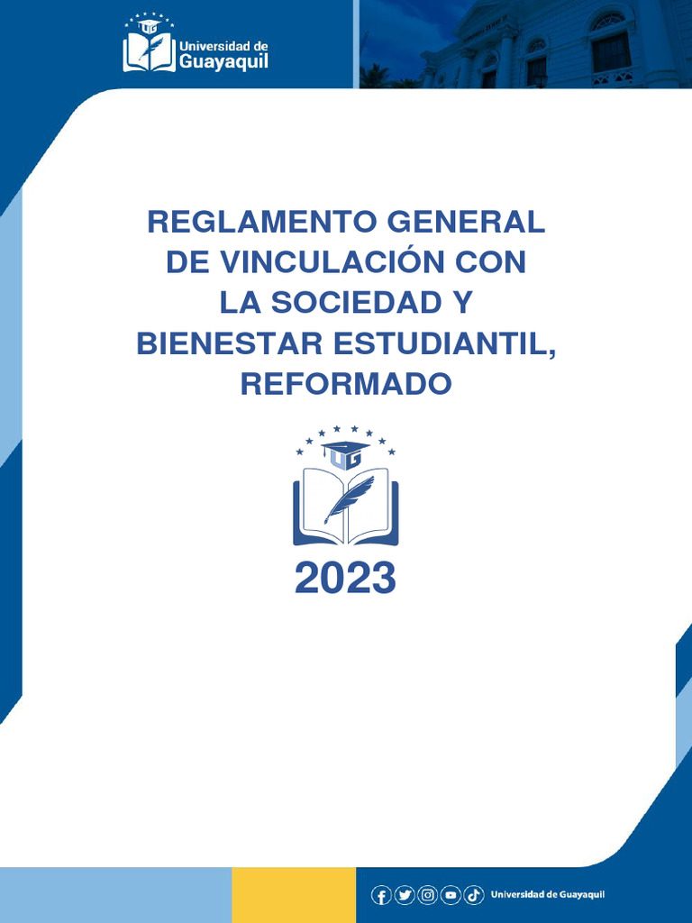 Eral de Vinculación Con La Sociedad y Bienestar Estudiantil Reformado 2023-Signed-Signed-Signed ...