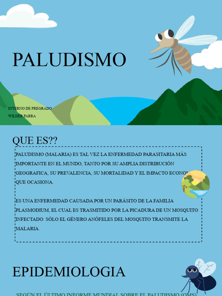 Guía Completa sobre Paludismo y Tratamiento | PDF | Malaria | Epidemiología