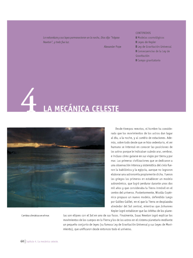 Mecánica Celeste | PDF