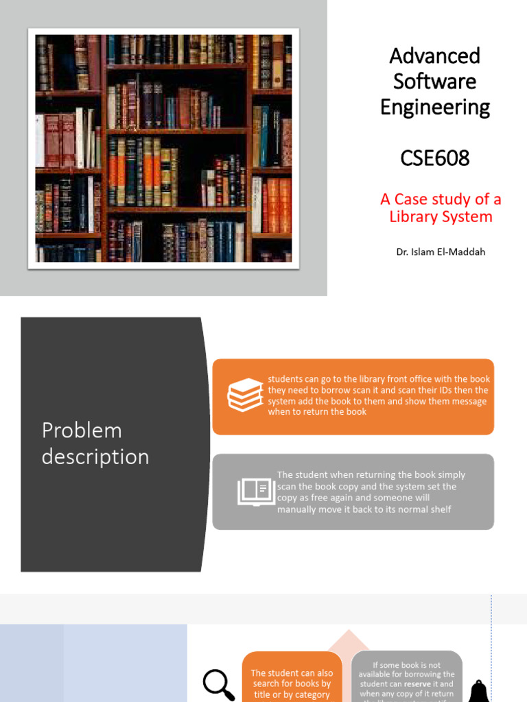Library System Case Study Analysis | PDF | Libraries | Books