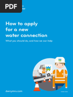 New Water Supply Connection Application | PDF | Plumbing | Value Added Tax