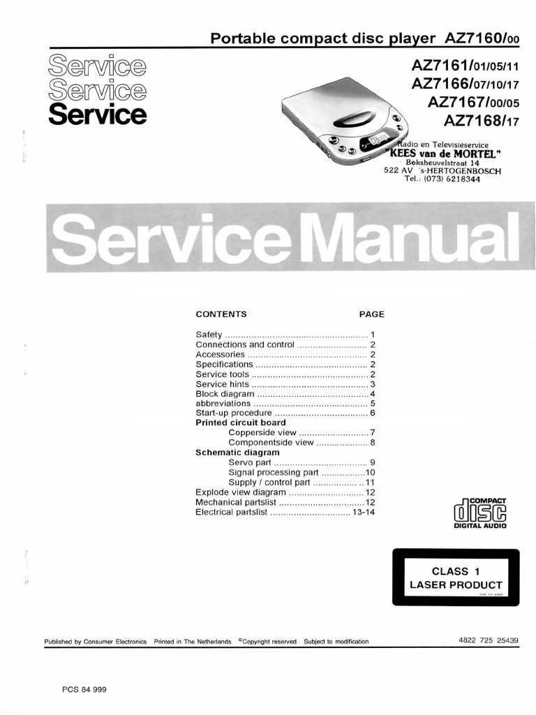 AZ7160 ServiceManual | PDF | Power Supply | Electrical Engineering