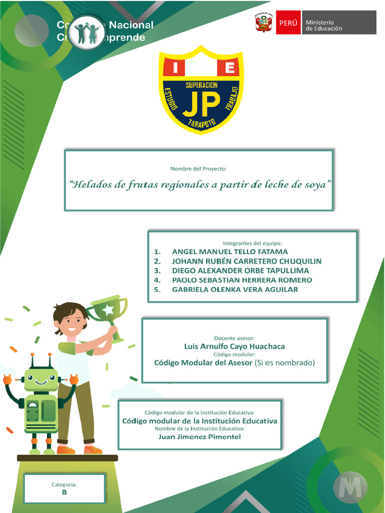 Proyecto Crea y Emprende 2024 JP | PDF | Residuos