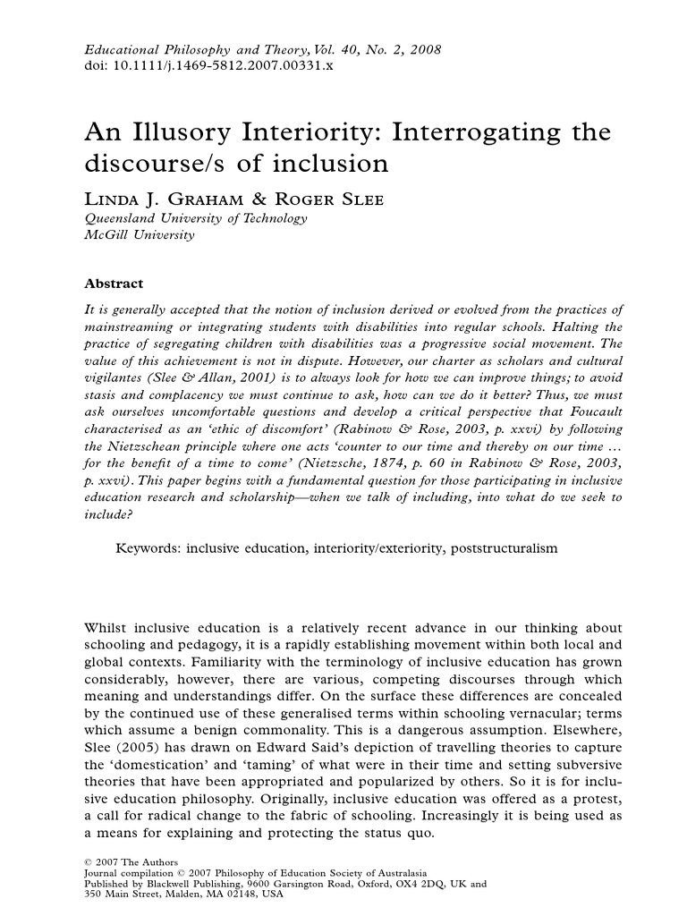 GRAHAM+&+SLEE+ (2008) +an+Illusory+Interiority +Interogating+the ...