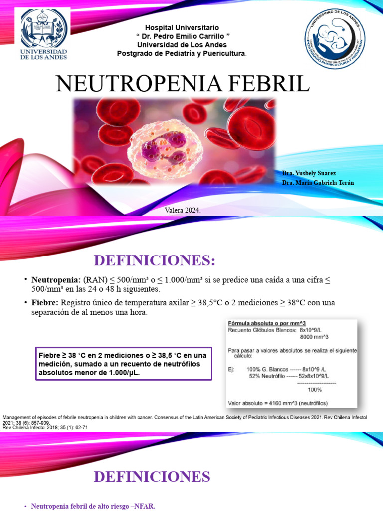 Neutropenia Febril | PDF | Enfermedades y trastornos | Medicina CLINICA