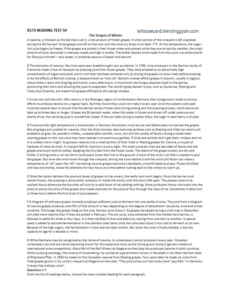 Ielts Reading Test 59 Pdf Primary Production Oceans