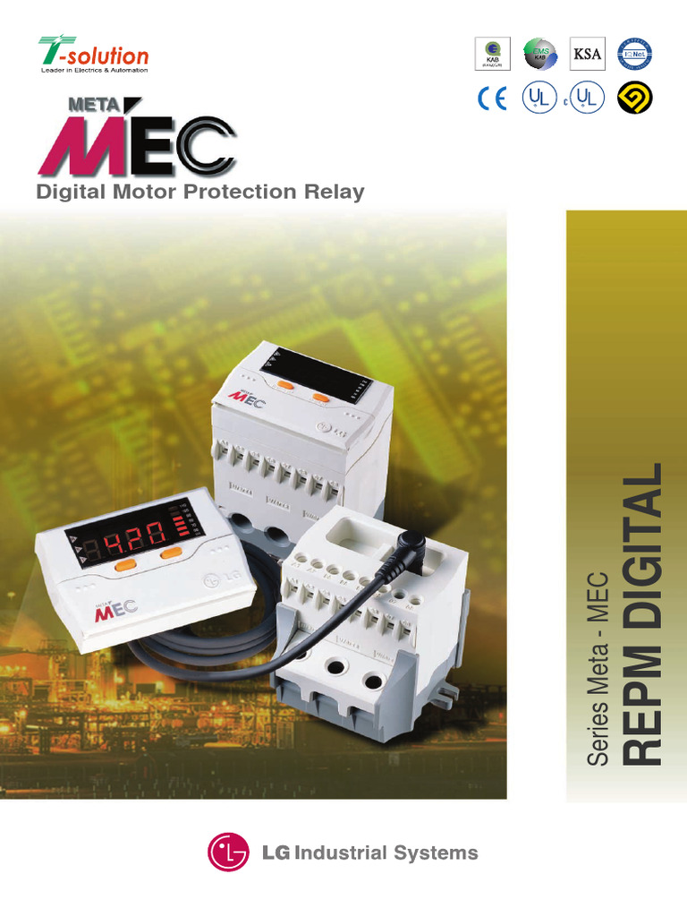 Digital Motor Protection Relay Catalog | PDF | Alternating Current ...