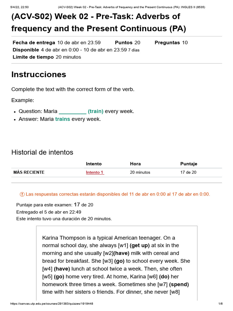 Adverbs of Frequency & Present Continuous | PDF | Language Mechanics ...