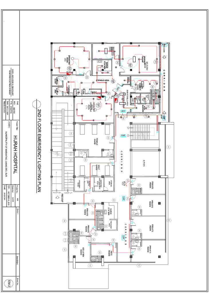 2floor Emergency Lighting Plan | PDF