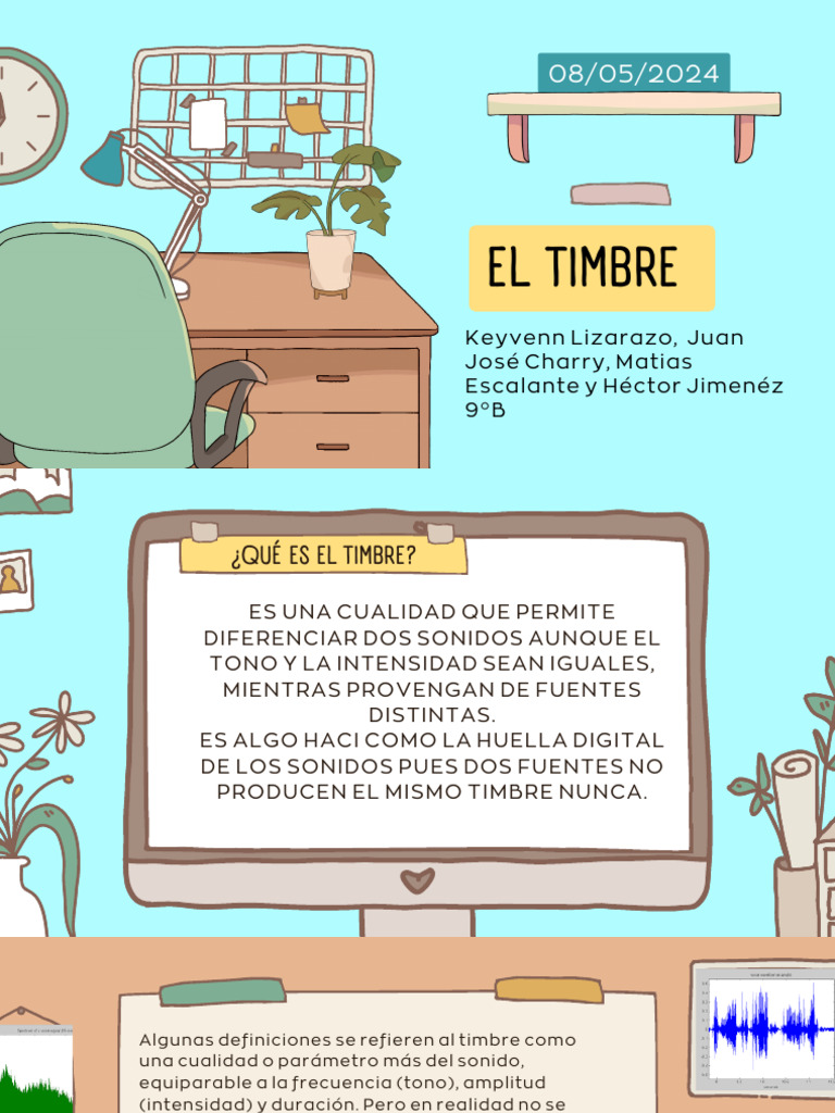 El Timbre 9B | PDF | Sonido | Armónico