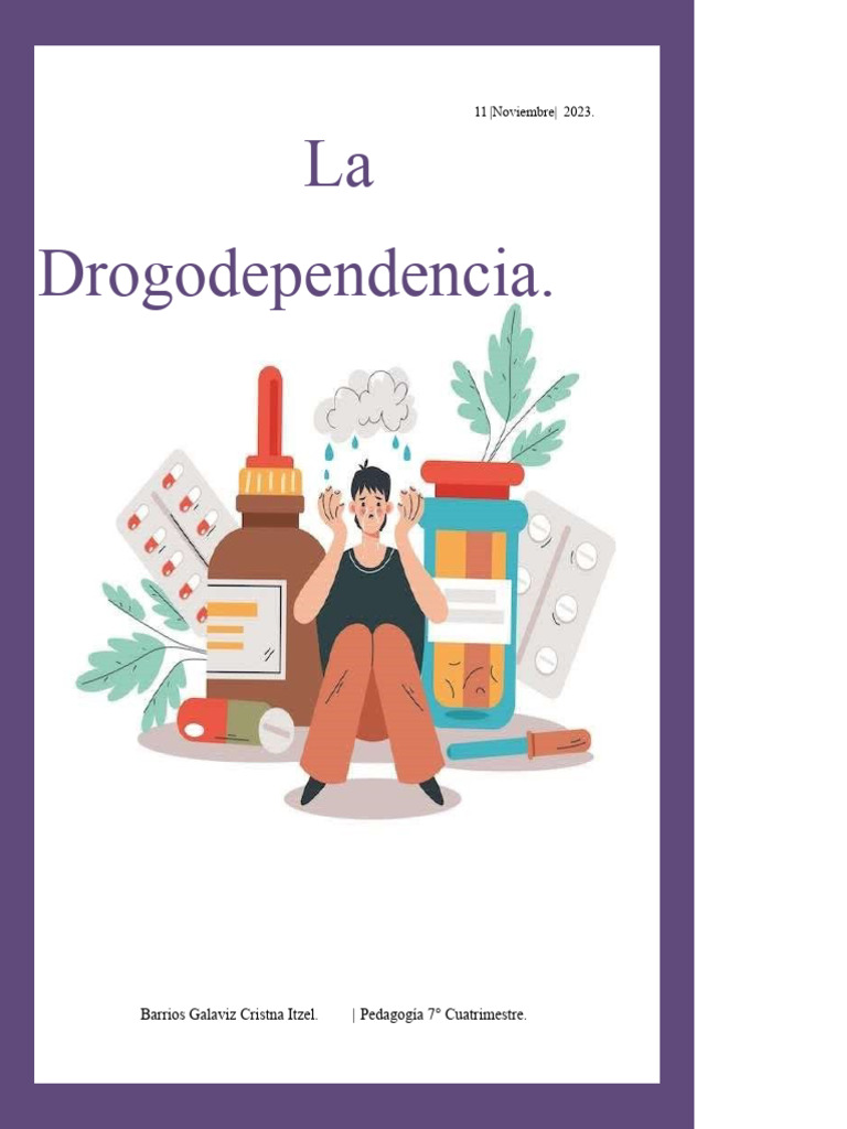 Ensayo Drogodependencia | PDF | La dependencia de sustancias | Drogas
