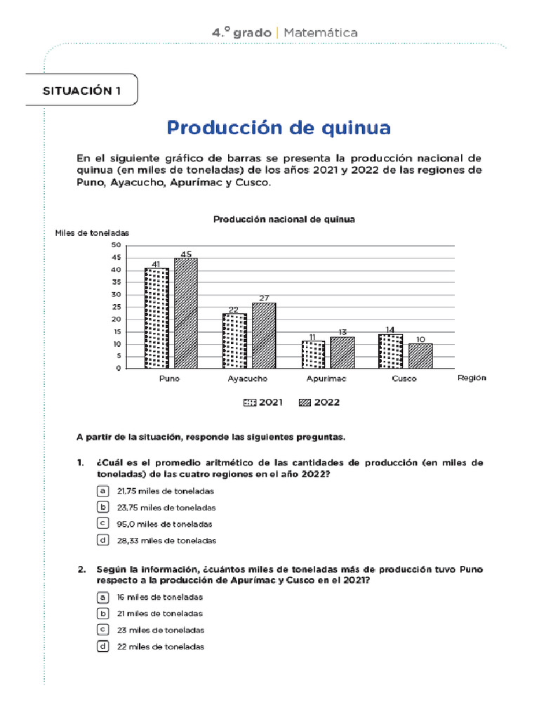 Mate 4to Ev. Diag | PDF