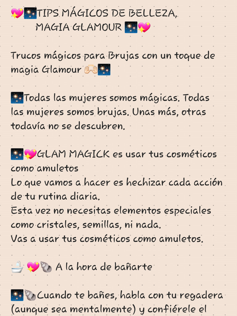 Magia del glamour (1) | PDF