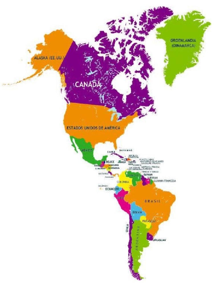 Mapa de Los Continentes | PDF