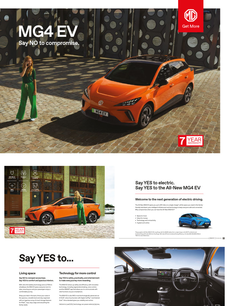 MG4-EV-Brochure | PDF | Vehicle Technology | Vehicles