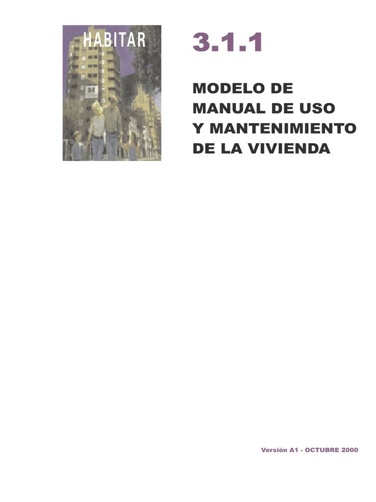 bhu-manual-de-uso-y-mantenimiento-de-vivienda | PDF | pared | edificio