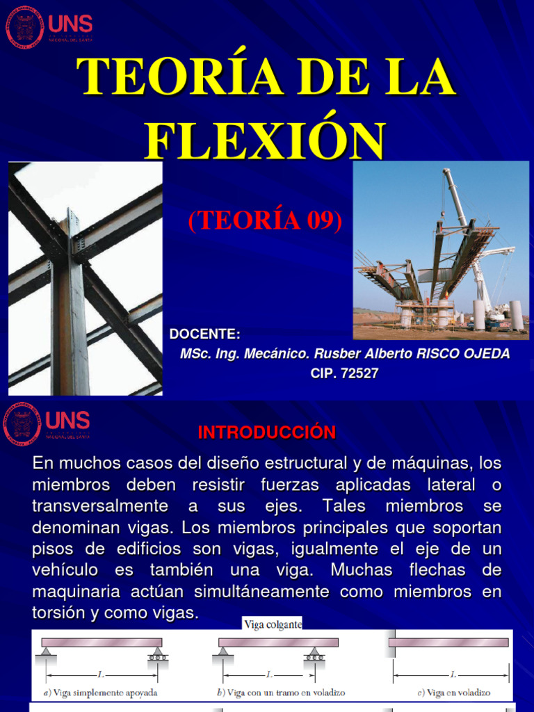 MM_1. T-09. Teoría de La Flexión | PDF
