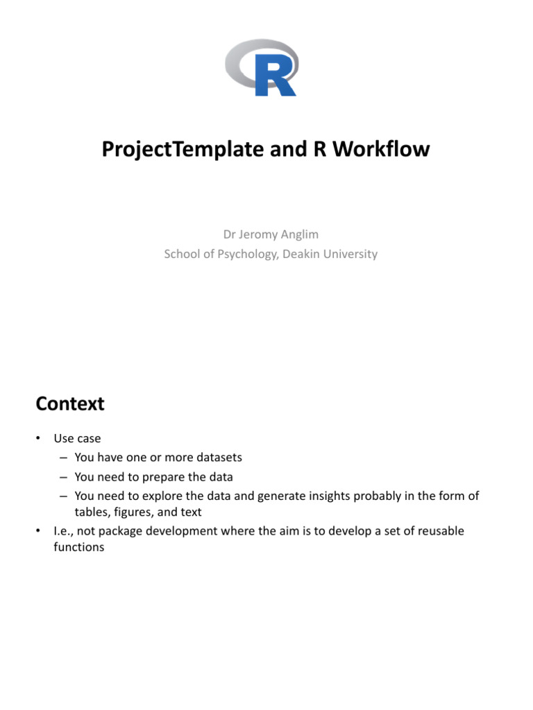 Rusers 2017 Projecttemplate | PDF | Computer File | Directory (Computing)