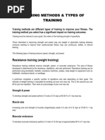 Effective Training Methods for Fitness | PDF | Strength Training | High ...