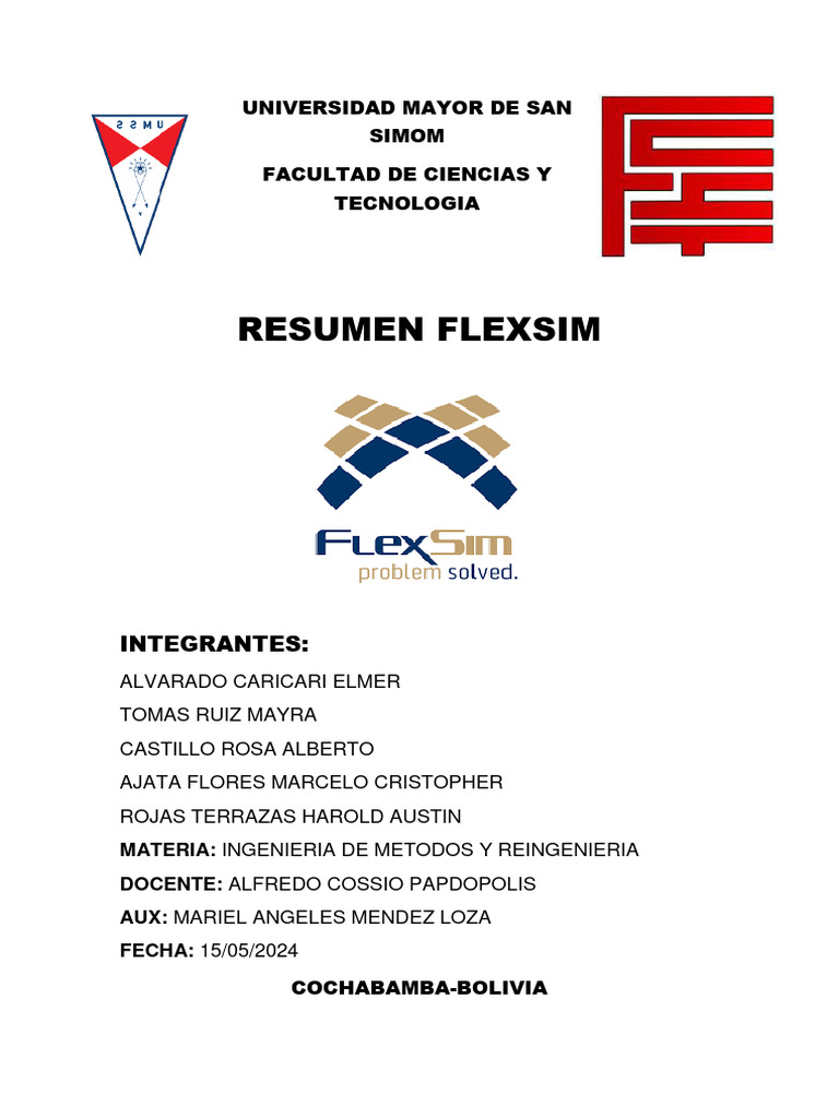 Resumen Flexsim | PDF | Software | Logística