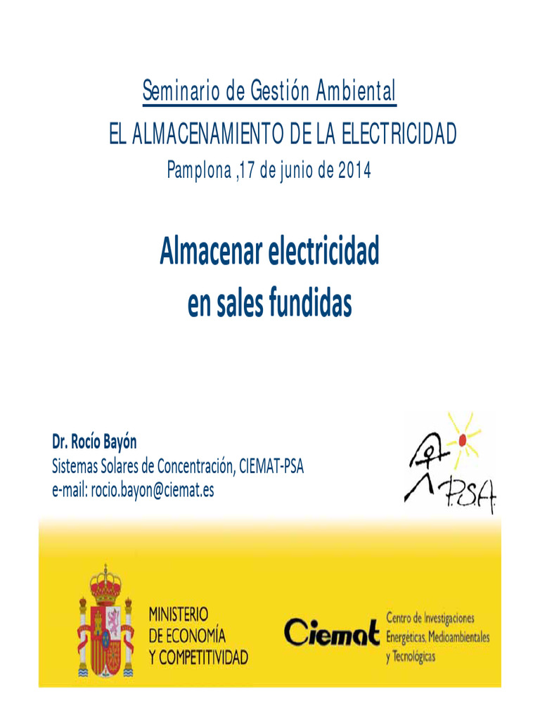 Sal Solar | PDF | Calor | Tecnología energética