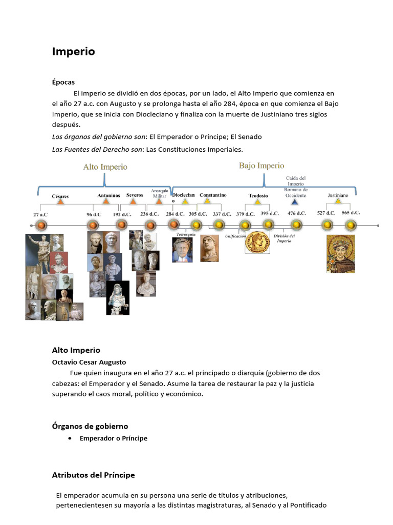 El Imperio | PDF | imperio Bizantino | imperio Romano