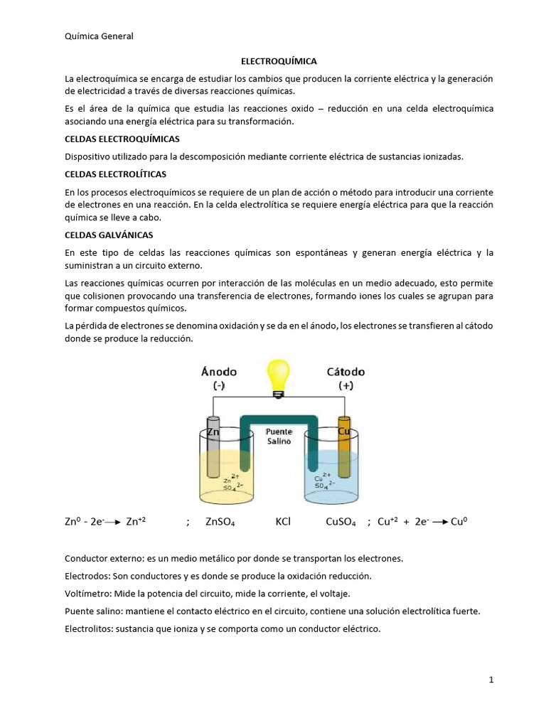 Capítulo 13 Electroquímica | PDF | Electroquímica | Redox