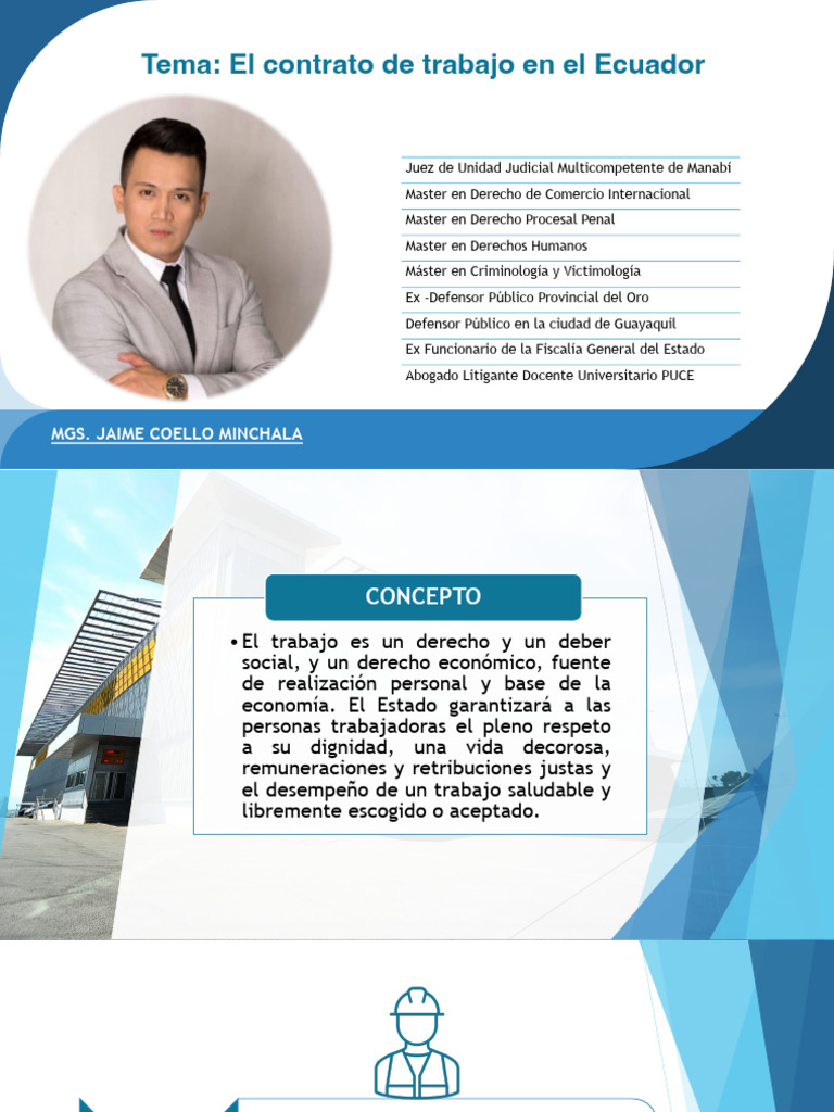 Jacm Ponencia Contrato de Trabajo | PDF | Salario | Derecho laboral