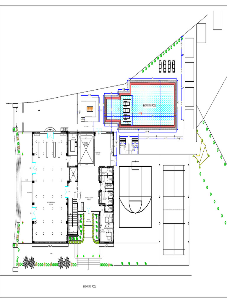 Pool Cad Dwg-Model | PDF