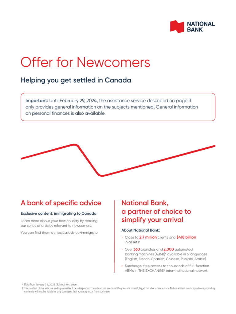 Brochure Nouveaux Arrivants NewComers - English | PDF | Banks | Credit Card