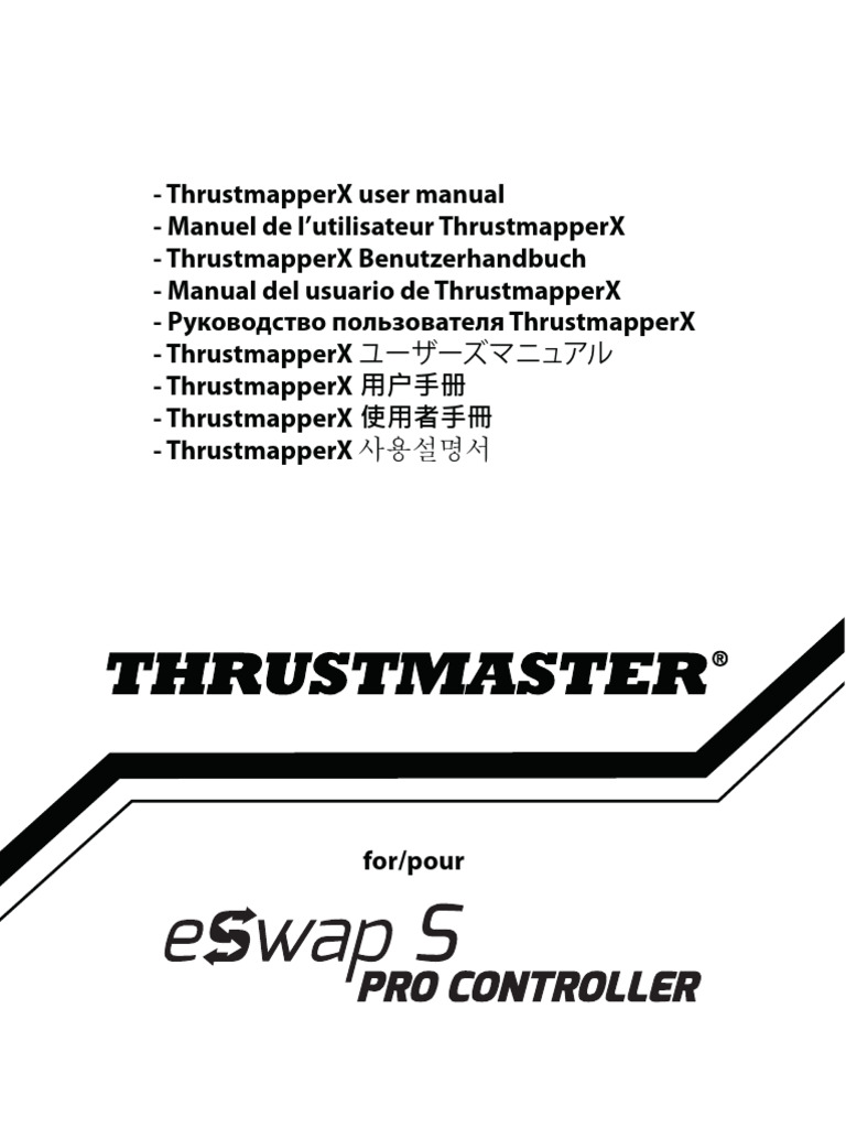 ThrustmapperX User Manual | PDF | Microsoft Windows | Xbox