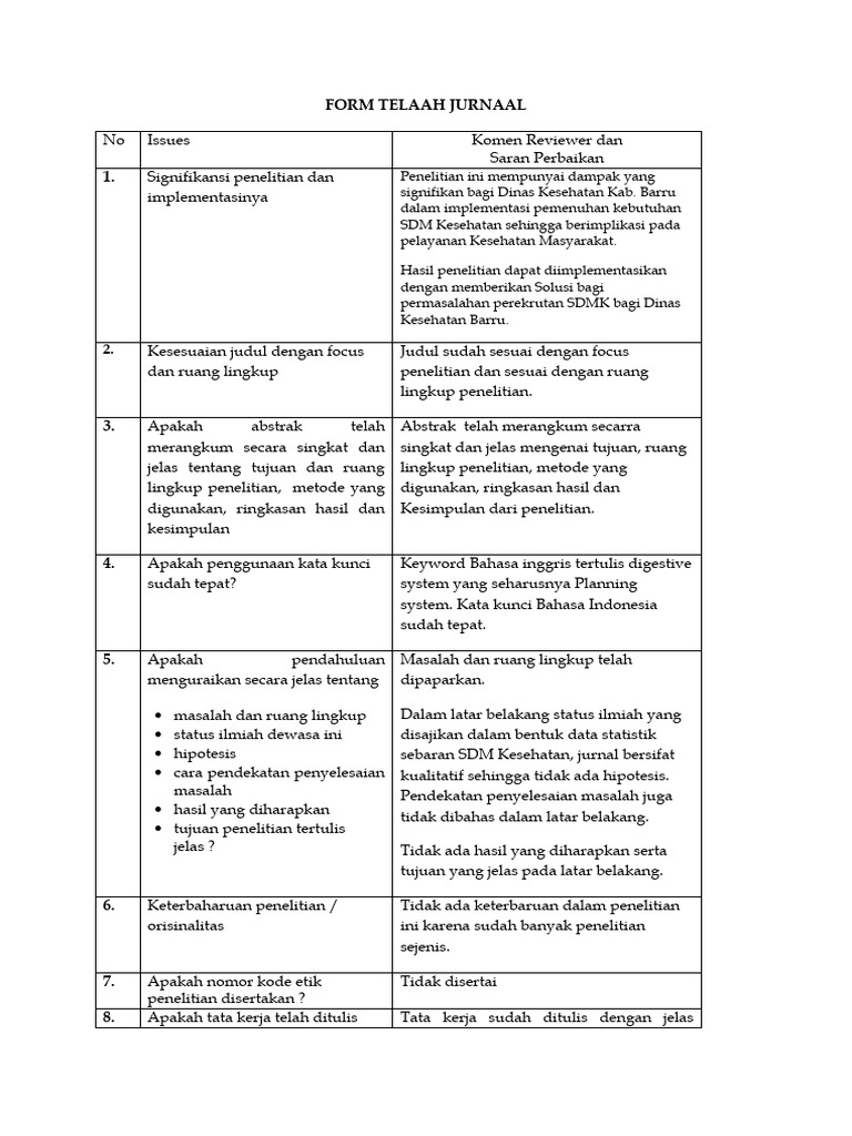 Tugas Telaah Jurnal, Pak Sugeng, Analisis Sistem Kesehatan | PDF ...