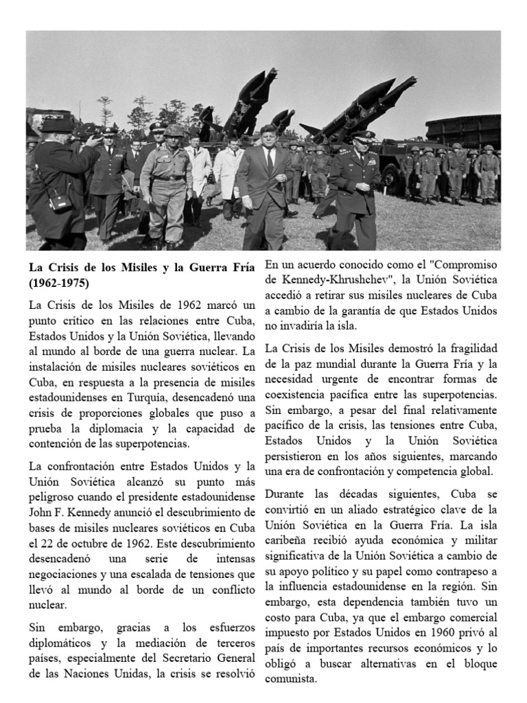 Articulo de Cuba | PDF | Cuba | Crisis de los misiles cubanos
