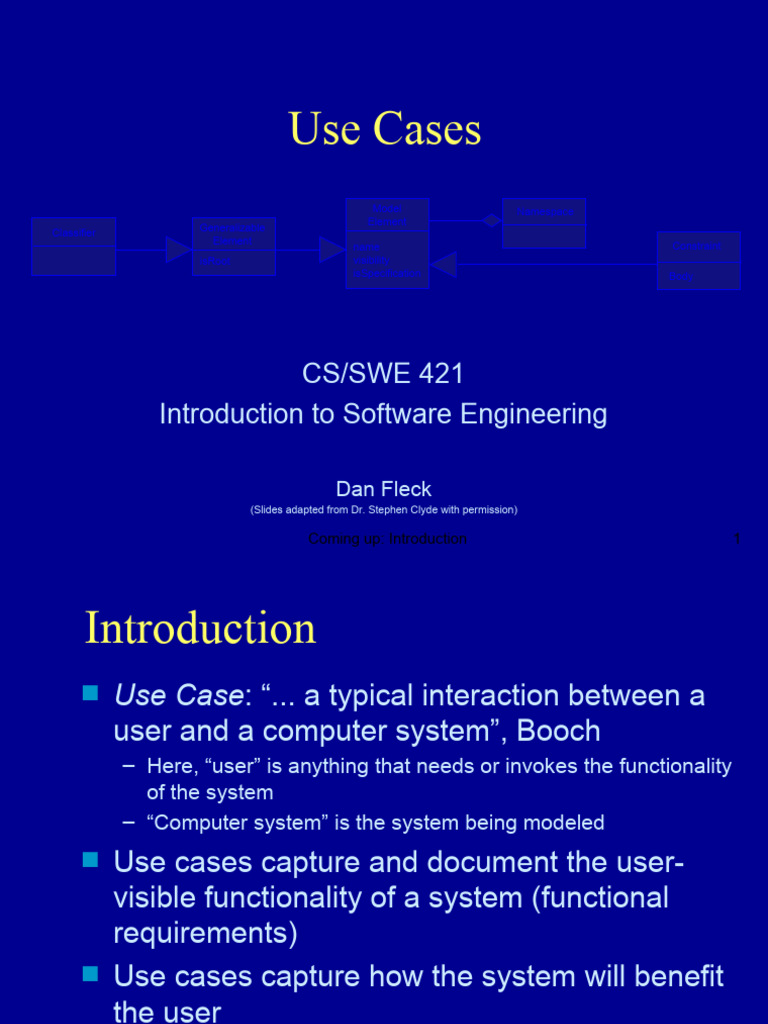 Basic Use Cases | PDF | Use Case | System
