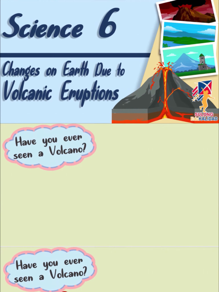 Science 6 - QUARTER 4 - Volcanic Activities | PDF