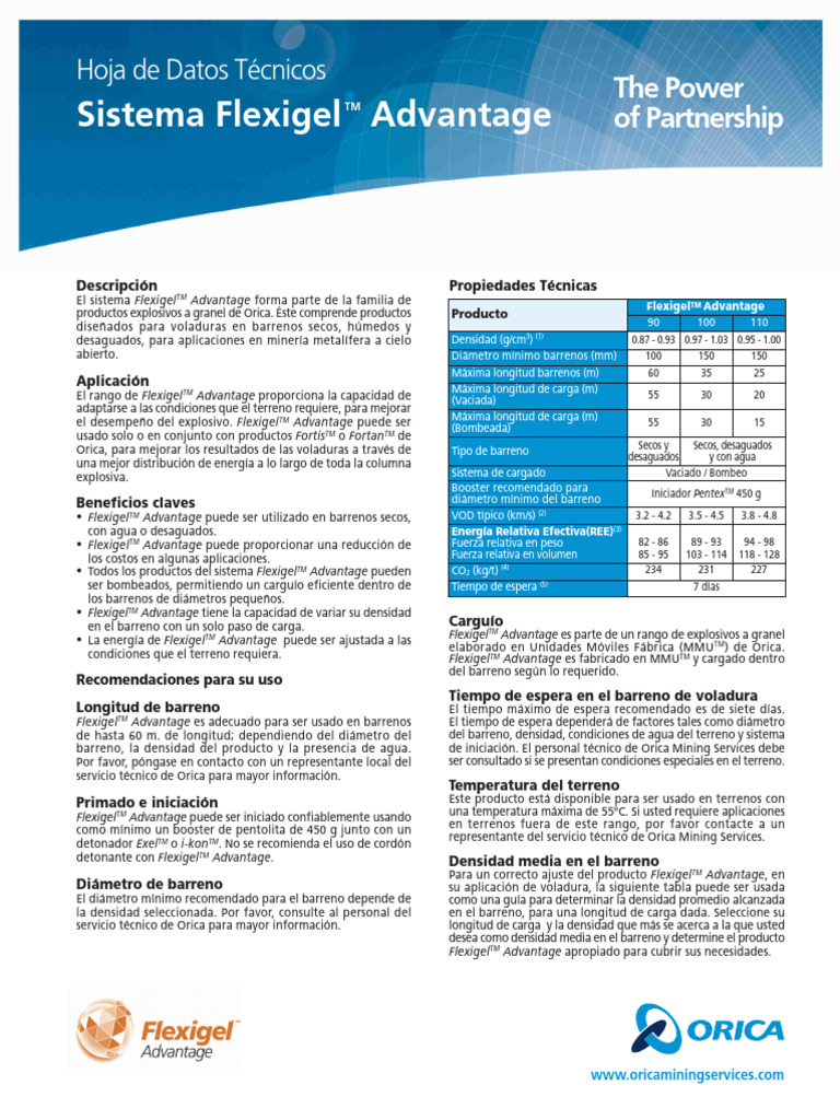 TDS Flexigel Advantage | PDF | Materiales | Naturaleza