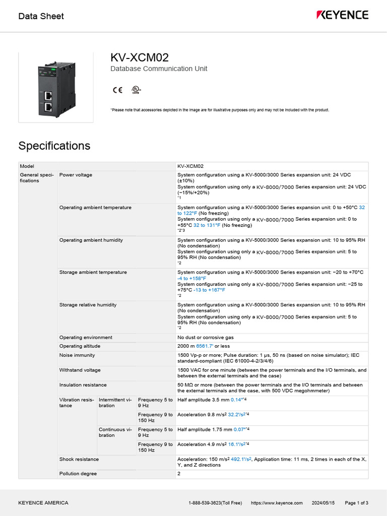 KV-XCM02 Datasheet | PDF | Sql | Postgre Sql